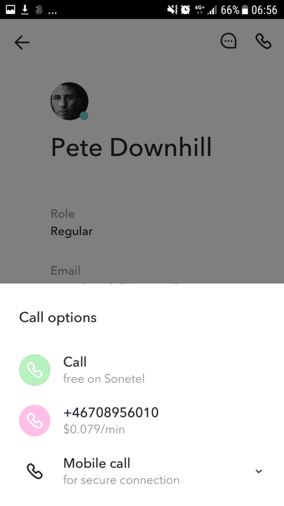 Make calls - Sonetel