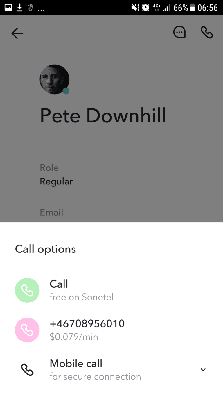 Make calls - Sonetel