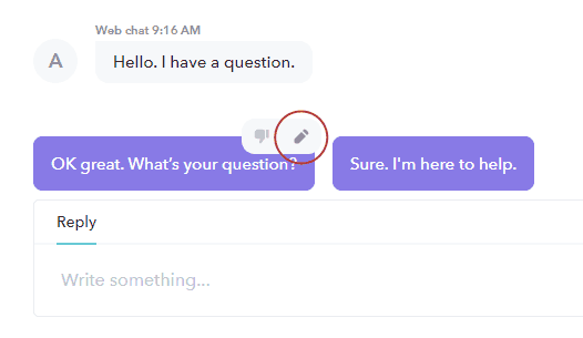 How to use the suggested answers - Sonetel
