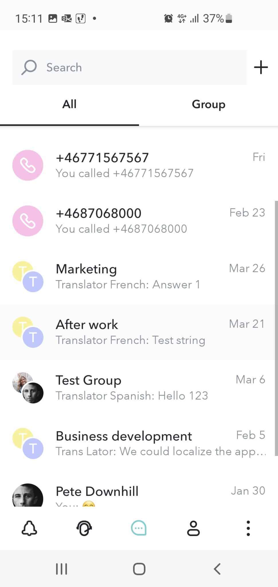 See missed calls - Sonetel