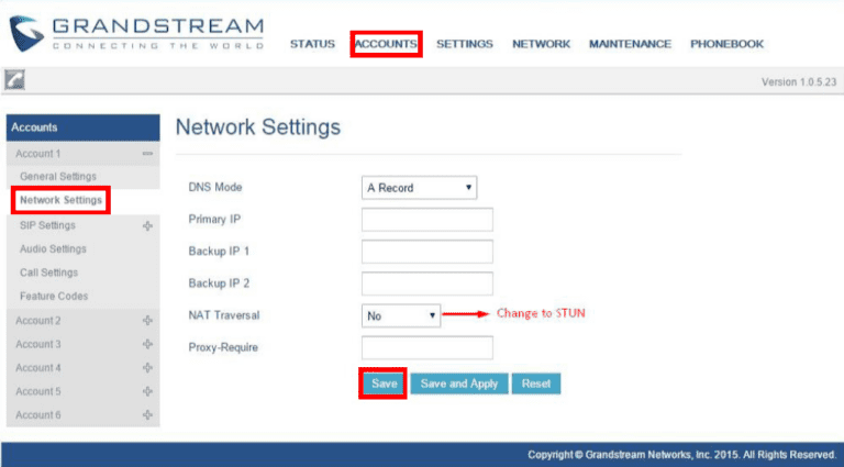 How to connect Grandstream phones to Sonetel - Sonetel